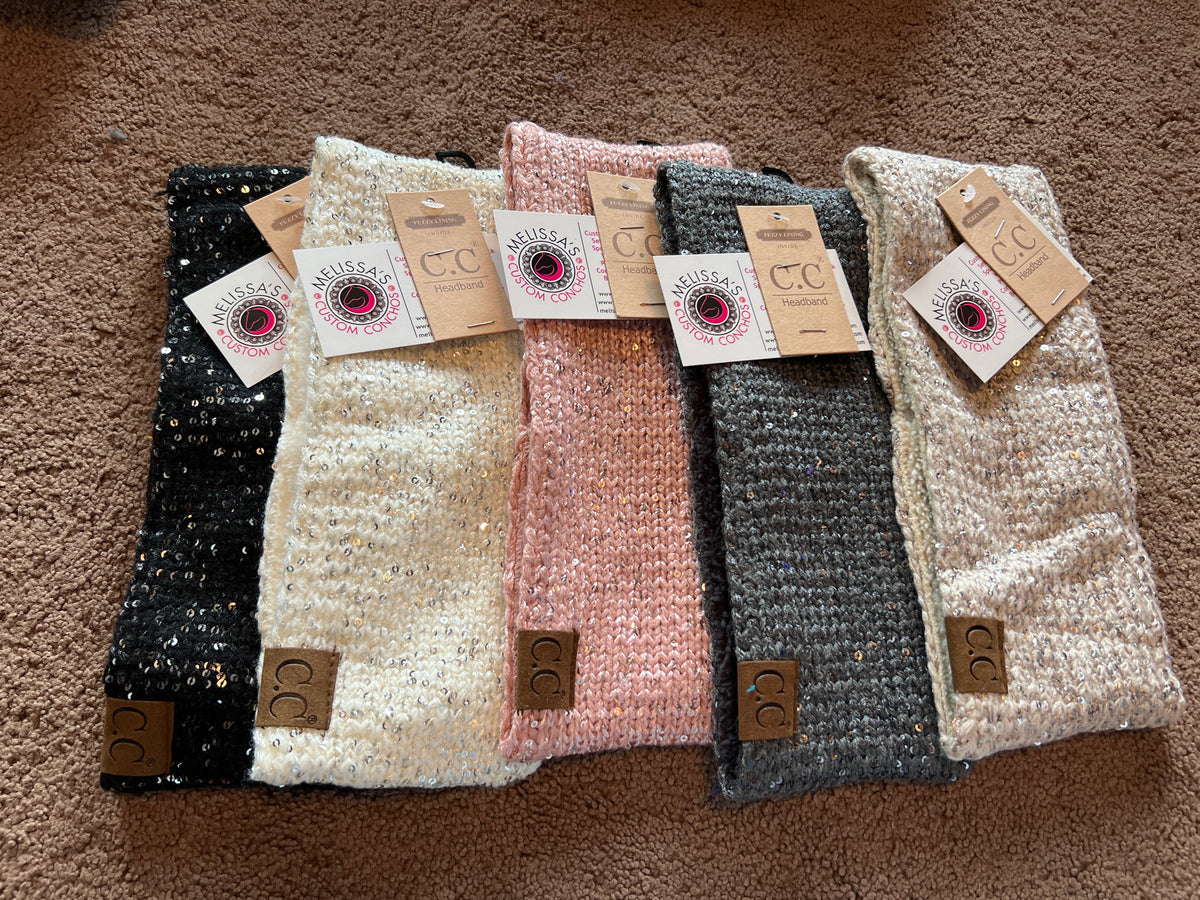 Scatter Sequin head wrap – Melissa’s Custom Conchos