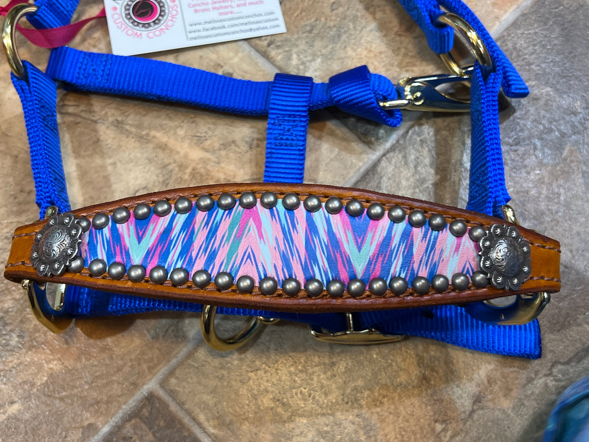 Multi Color Mini Bronc Halter – Melissa’s Custom Conchos