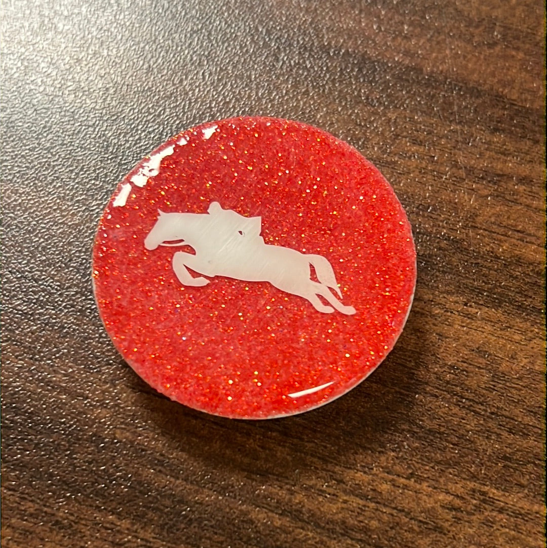 Red Jumper Pop Socket – Melissa’s Custom Conchos