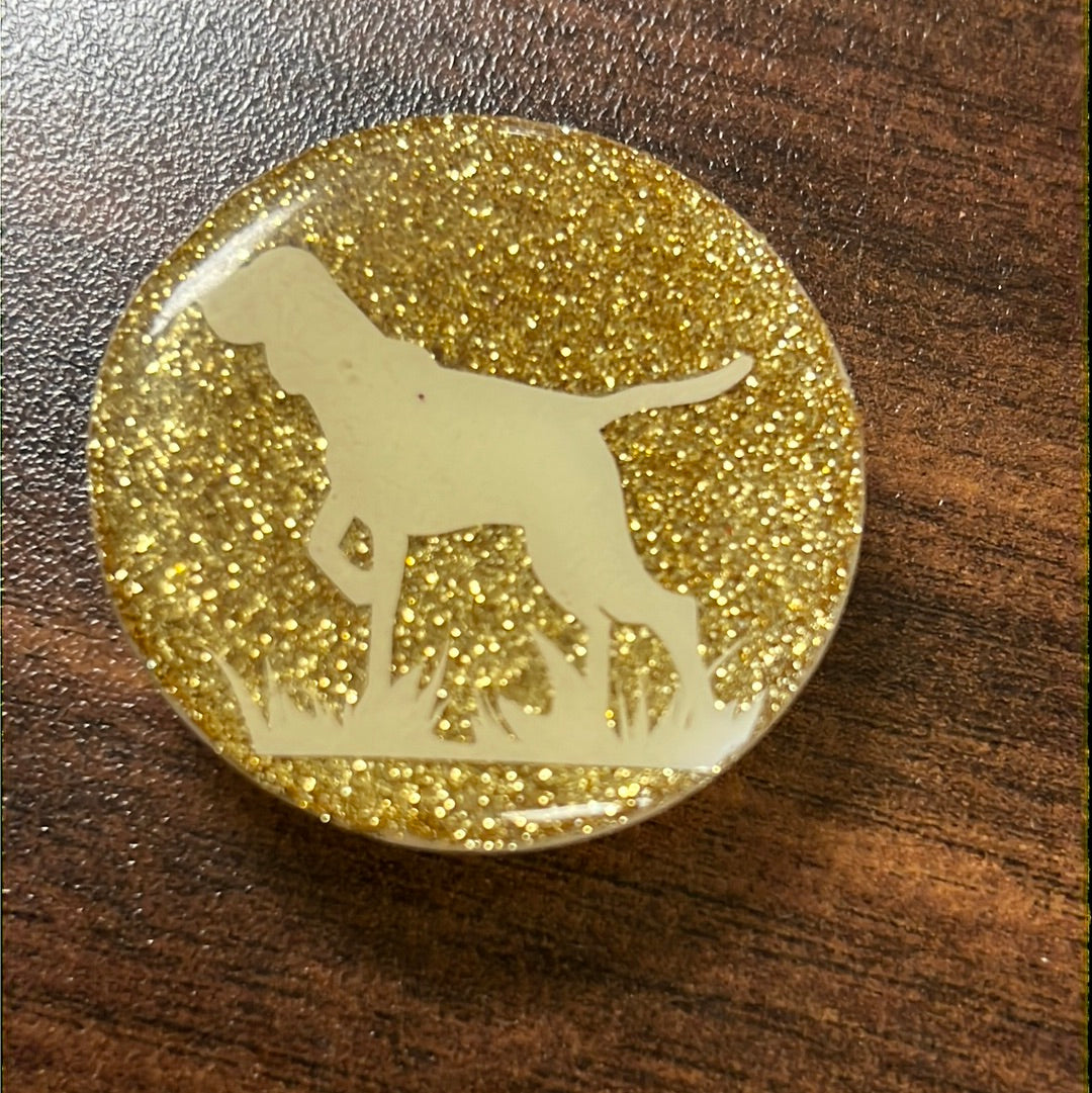 Gold Hound Dog Pop Socket – Melissa’s Custom Conchos