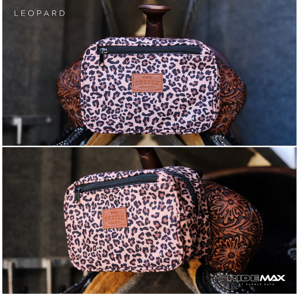 Leopard Ranch Dressn RideMax Bag – Melissa’s Custom Conchos